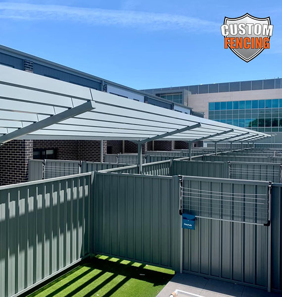 Colorbond + Clotheslines - Custom Fencing ACT