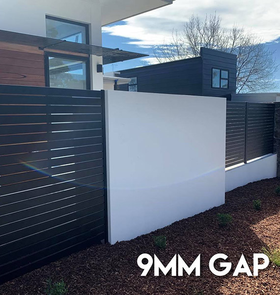 Horizontal Slats - Custom Fencing ACT