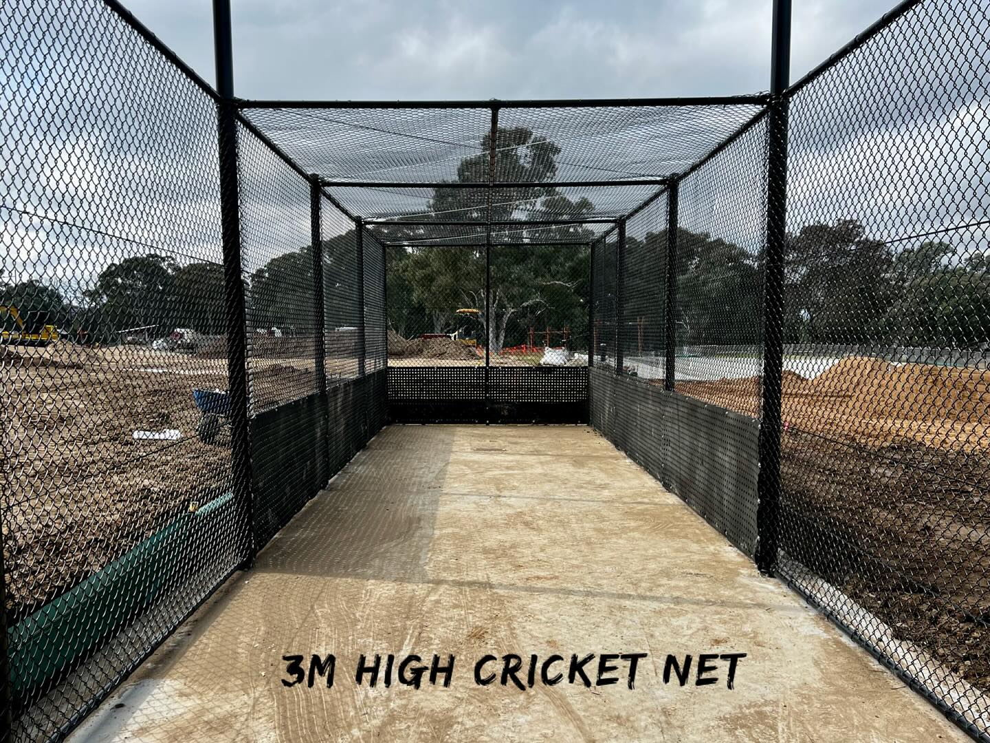 Cricket Nets Fence - Custom Fencing ACT